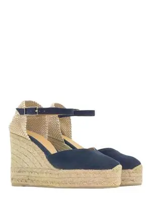 CastaÑer Carol Wedge Espadrilles - Blue