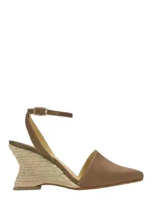 CASTAÑER Castañer Judi Pointed-Toe Espadrille Wedges