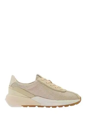 Geox Metropoli Mesh-panelled Sneakers - Neutrals