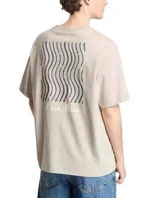 Calvin Klein Logo-print T-shirt - Neutrals