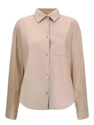 Loewe Suede Buttoned Shirt - Pink
