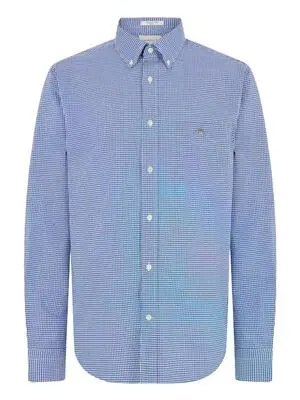 Gant Gingham-check Button-down Shirt - Blue