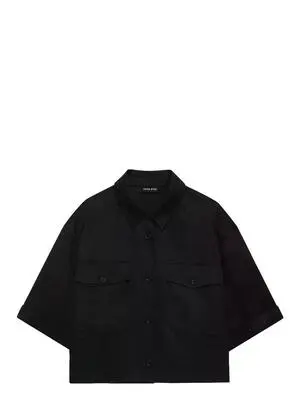 ANINE BING Edith Shirt - Black