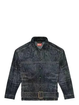DIESEL® Diesel D-Valero-S Belted Denim Jacket