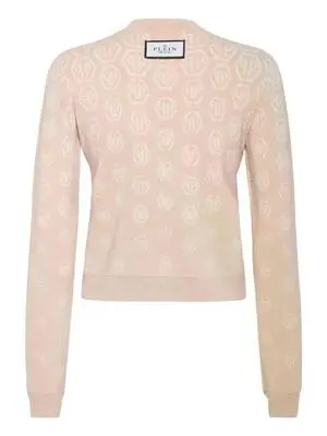Philipp Plein Monogram Jacquard Pullover - Neutrals
