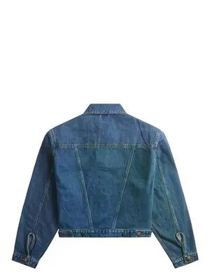ENTIRE STUDIOS Washed Finish Denim Jacket - Blue