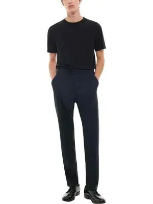 FURSAC Ribbed-trim T-shirt - Black