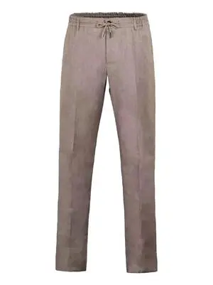 MOORER Adamson Straight-leg Trousers - Neutrals