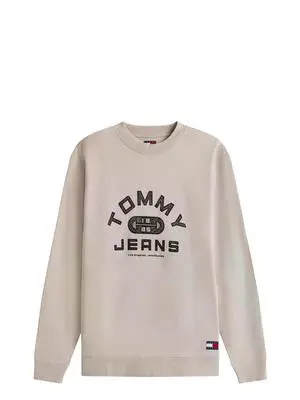Tommy Hilfiger Logo Print Sweatshirt - Neutrals