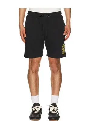 PRINCE TENNIS Branded Fleece Shorts - Black