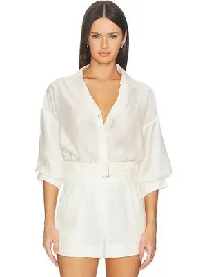 Brochu Walker Kate Voile Shirt - Cream