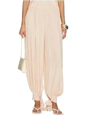 Andamane The Andamane Noor Tied Up Maxi Pants Peach