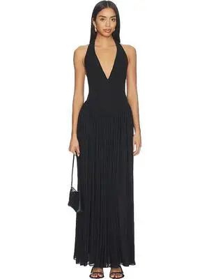 Misha Collection The Ophelia Jersey Gown - Black