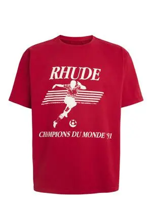 Rhude Cotton Set Piece T-shirt - Red