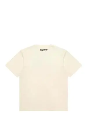 AAPE BY *A BATHING APE Moonface-print Logo-patch T-shirt - Neutrals
