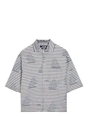 Jacquemus La Chemise Plage Striped Jacquard Cotton Shirt - Multicoloured