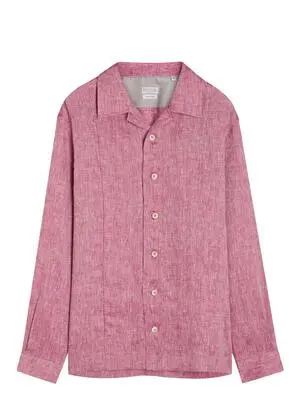 Brunello Cucinelli Linen Shirt - Red