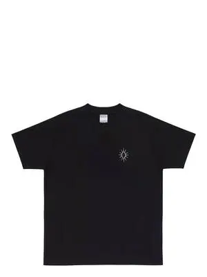 COUNTY OF MILAN Eclipse Cross-print Cotton T-shirt - Black
