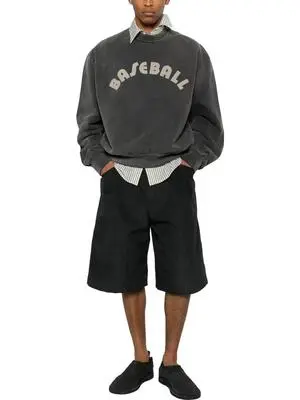 Fear Of God Logo-print Cotton Sweater - Black