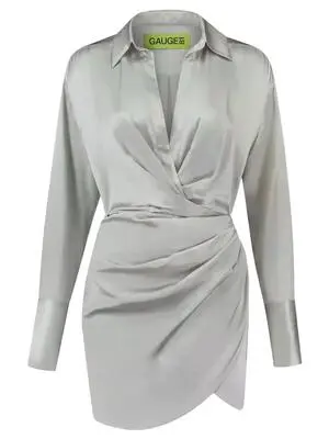 Gauge81 Naha Mini Dress - Grey