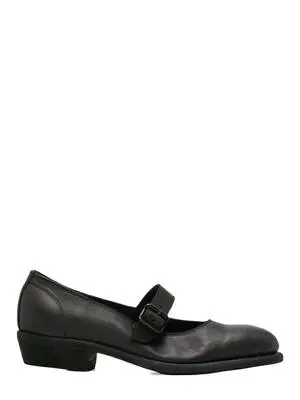 Guidi Buckle-strap Loafers - Black
