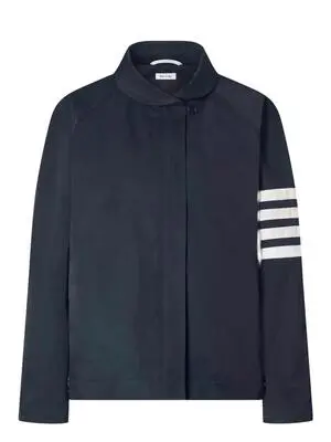 Thom Browne 4-bar Raglan-sleeve Jacket - Blue