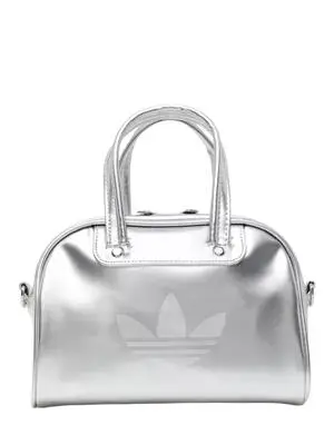 Adidas Logo Printed Tote Bag - Silver