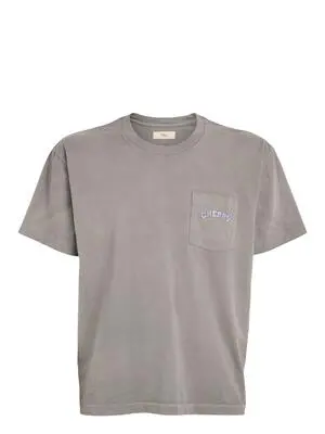 CHERRY LOS ANGELES Cotton Palamino Pocket T-shirt - Grey