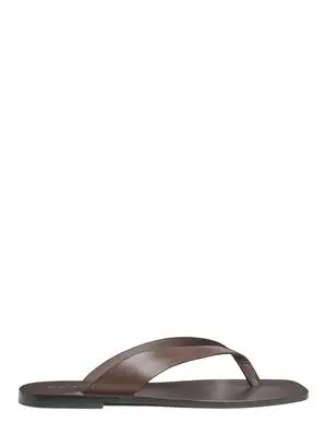 A.emery Leather Kinto Flip Flops - Brown