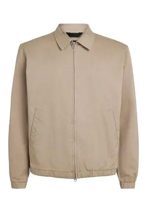Rag & Bone Stretch-cotton Harrington Jacket - Brown