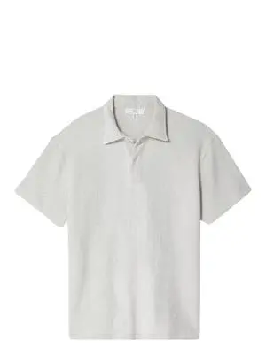 S.k.u. Waffle-knit Polo Shirt - Grey