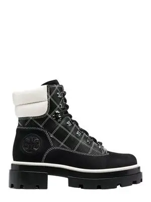 Tory Burch Miller Lug Sole Boots - Black