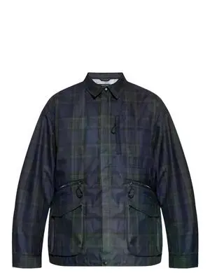Comme Des Garçons Tartan Check Zip-up Jacket - Blue