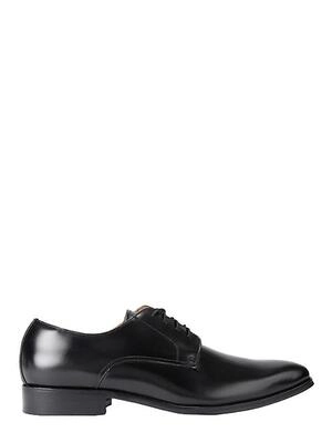Steve Madden Parscal Leather Lace-up Shoes - Black