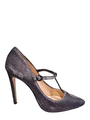 LA ROSE T-bar Pumps - Grey