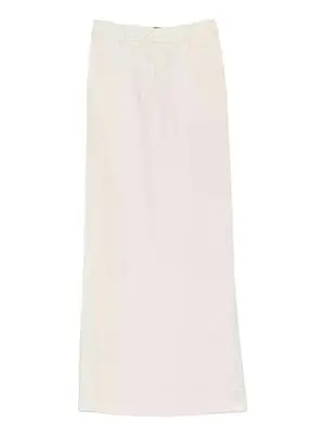 Fabiana Filippi Belt-loop Rear-slit Maxi Skirt - Neutrals