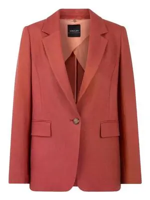 MARCCAIN Single-breasted Notched-lapel Blazer - Red