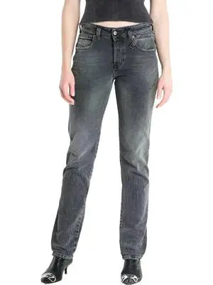 DIESEL® Faded Wash Distressed Jeans - Black