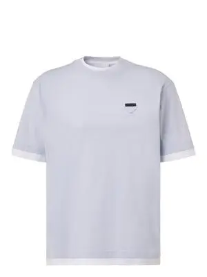 Prada Cotton Jersey T-shirt - Blue
