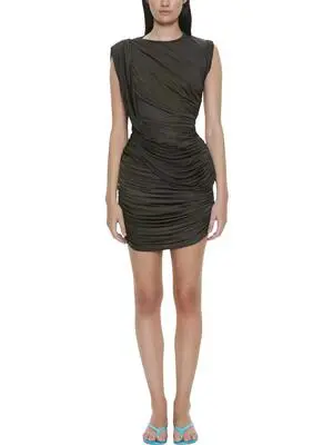 Christopher Esber Twisted Mini Dress - Grey