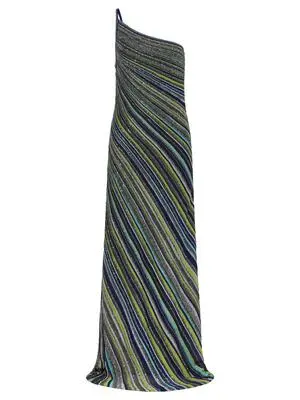 Missoni Striped Metallic Crochet-knit Maxi Dress - Multi