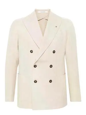 Tagliatore Brooch-detail Blazer - Neutrals