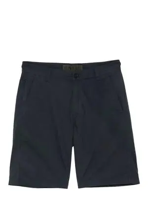 Aspesi Button-fastening Navy Tailored Shorts - Blue