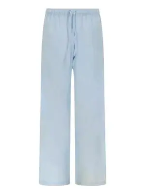 120% Lino Linen Trousers - Blue