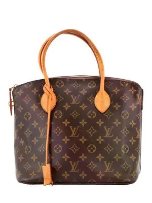 LOUIS VUITTON Monogram Canvas Lockit Nm Pm Satchel - Brown