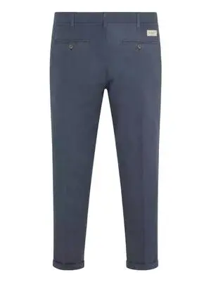 40WEFT Lenny Turn-up Cuff Trousers - Blue