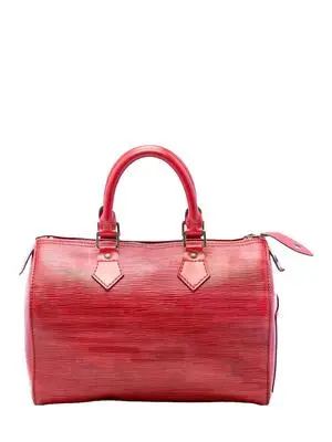 LOUIS VUITTON Epi Speedy 30 Boston Bag - Red