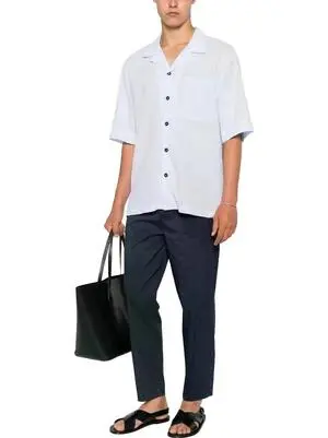 BONHEUR JEWELRY Pleated Trousers With Elasticated Waistband - Blue
