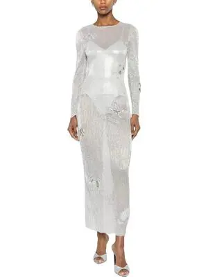 LESLIE AMON Leslie Amon Sea Shell Patch Maxi Dress