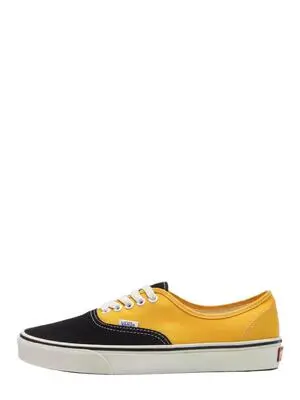 VANS Authentic Panelled Sneakers - Yellow